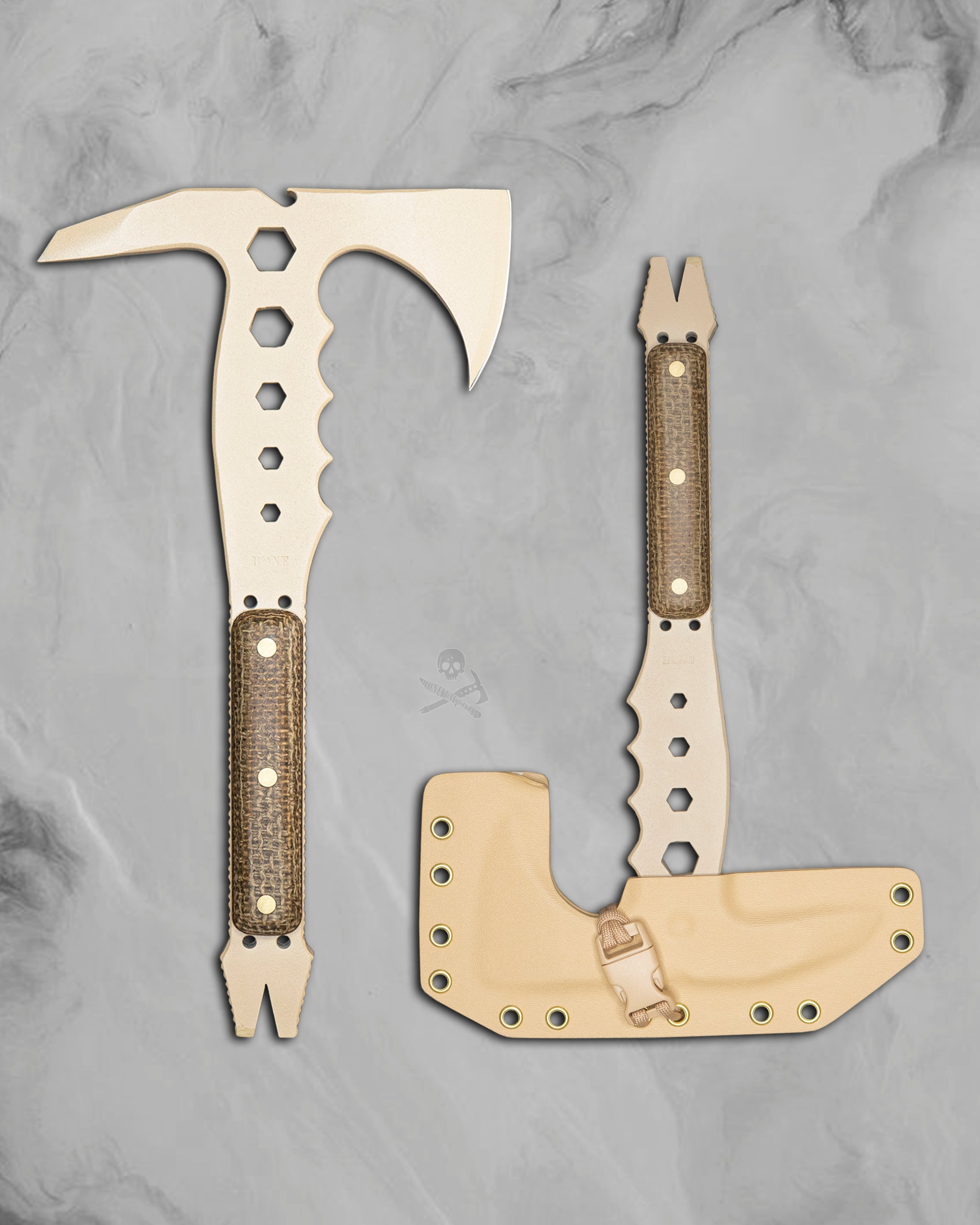 Bone Hawk (tomahawk with various options) – Bone Tactical LLC